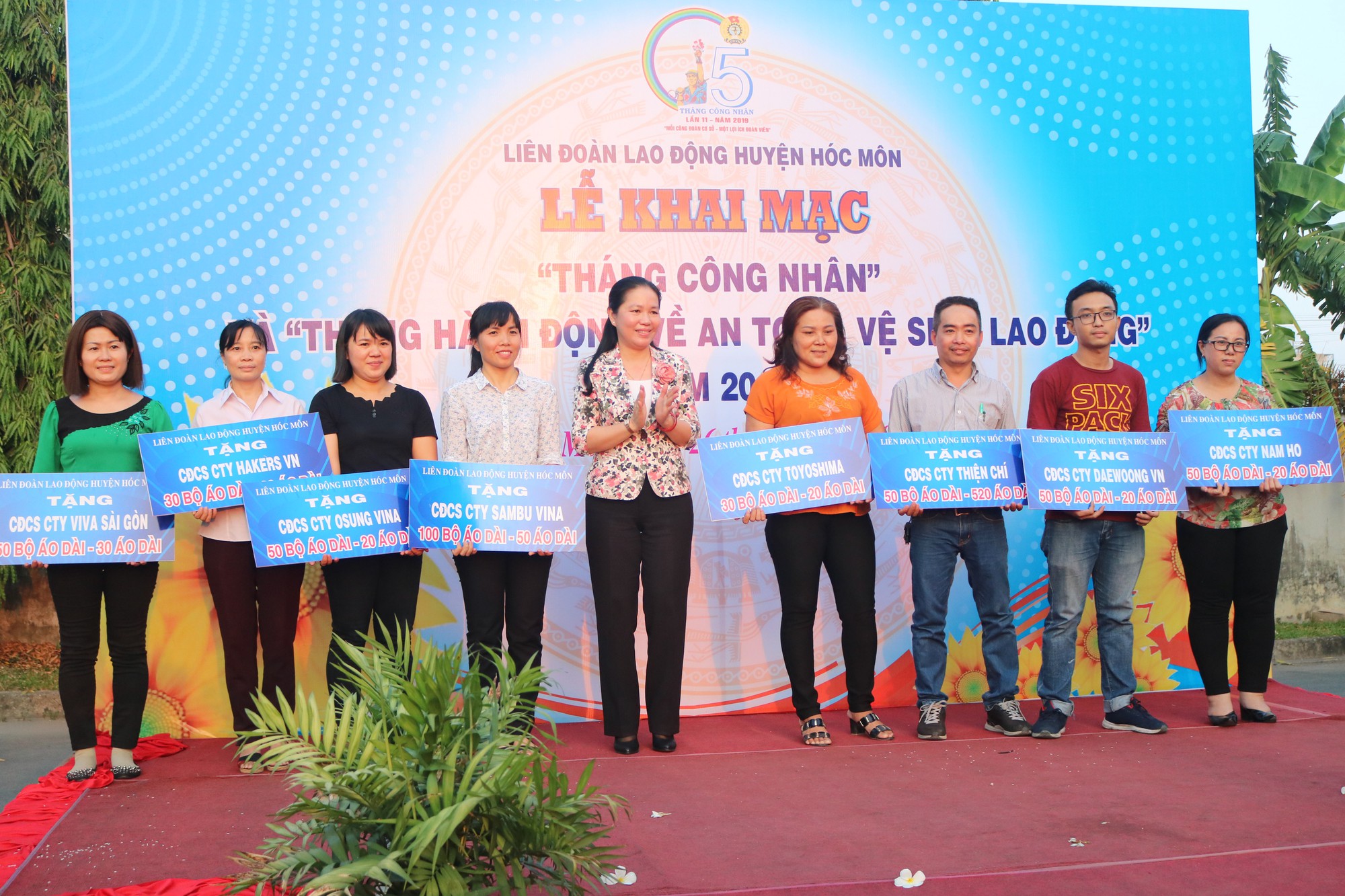 Công nhân Công ty TNHH Sambu Vina Sports vui “Tháng Công nhân”