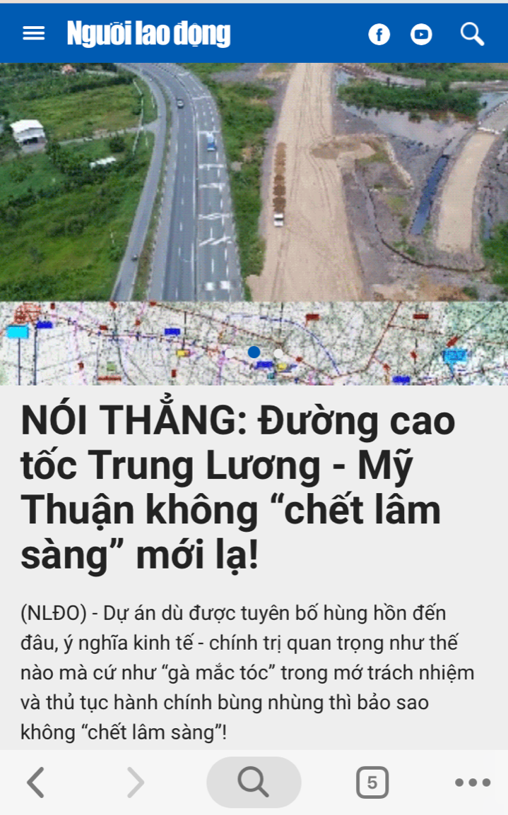 Báo Người Lao Động điện tử ra mắt giao diện mới