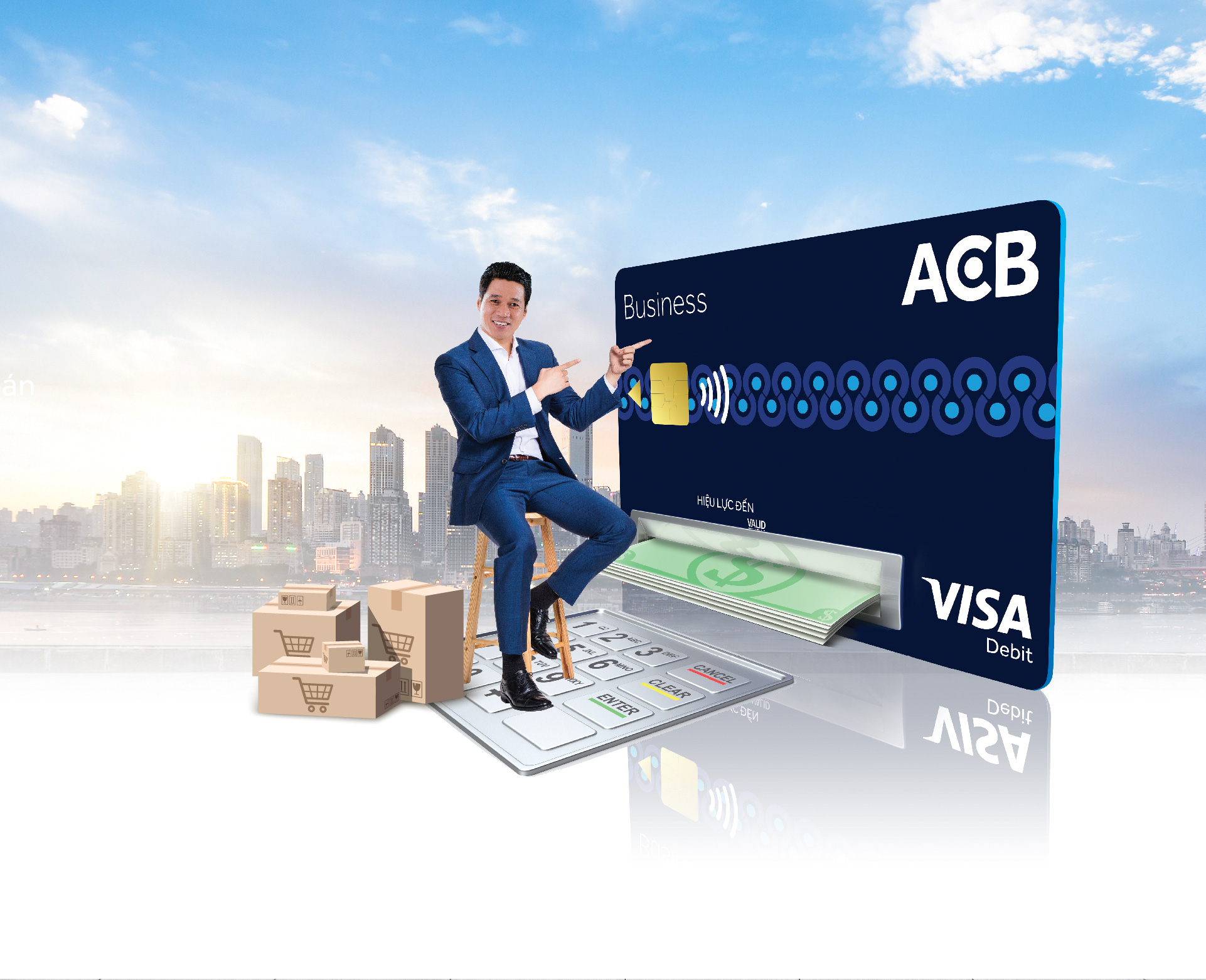 Thẻ ACB Visa Business Debit - trợ thủ đắc lực cho doanh nghiệp