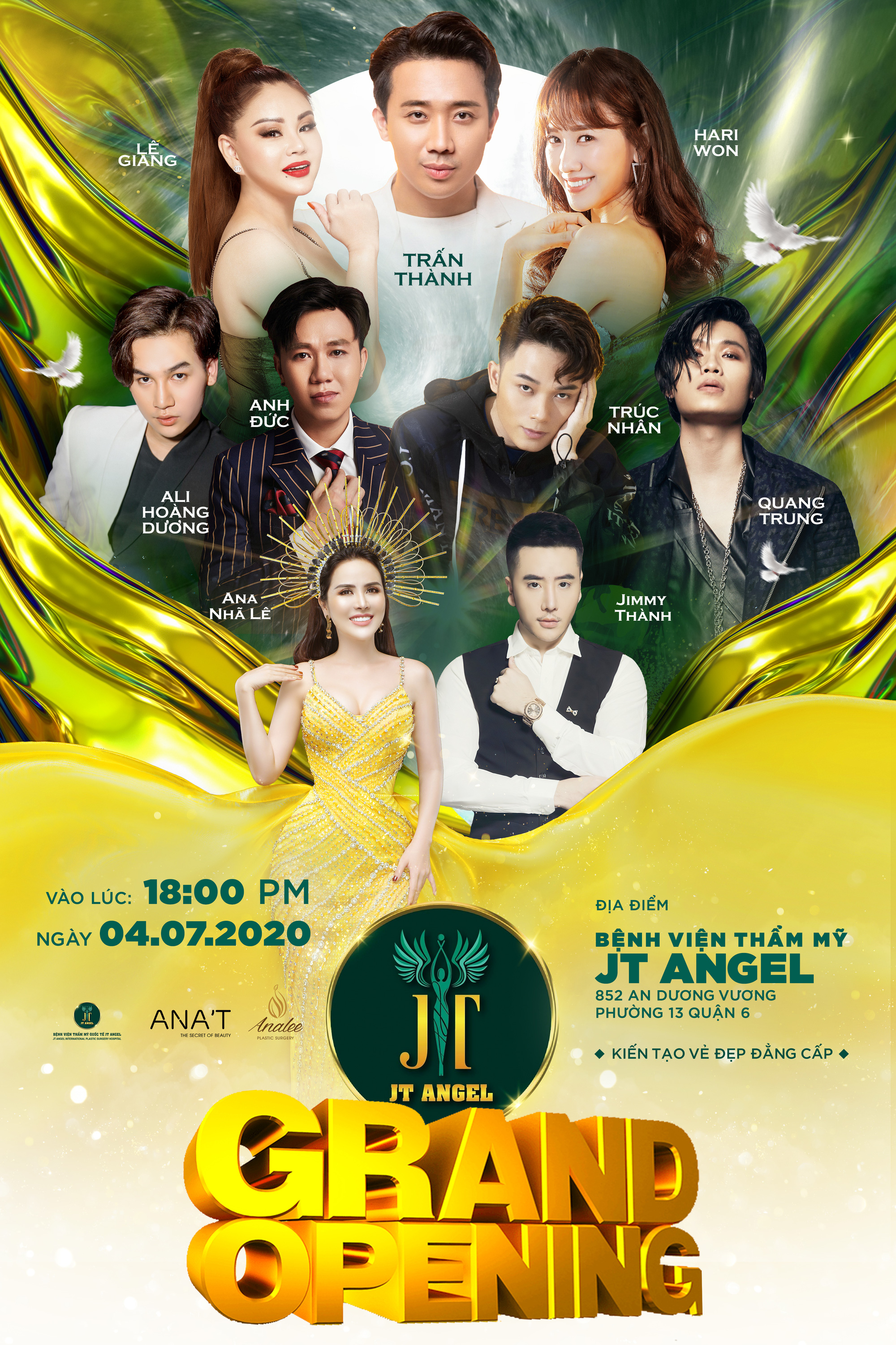 “Hội ngộ danh dài” thu nhỏ tại sự kiện khai trương Bệnh viện thẩm mỹ ...