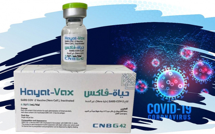 Có thể sử dụng vắc-xin Hayat-Vax để tiêm mũi 2 cho người đã tiêm Sinopharm