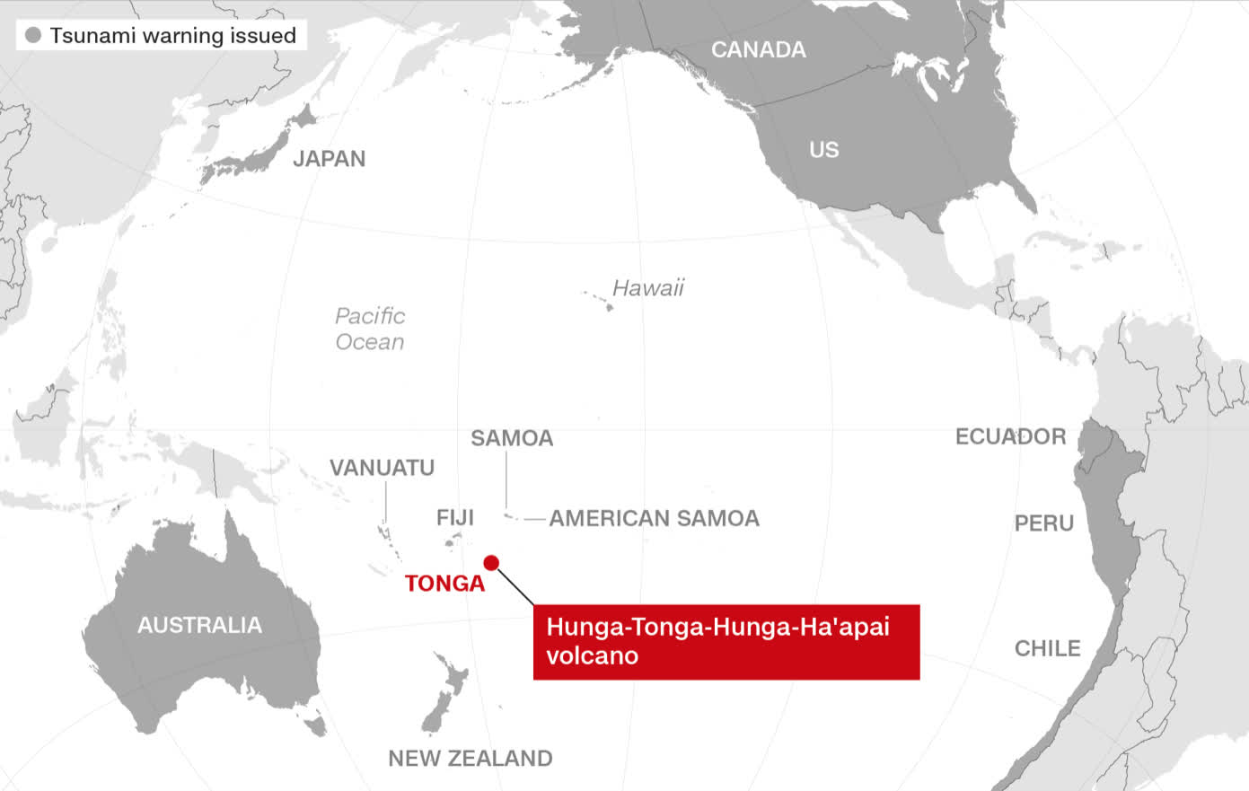 Những hình ảnh tàn phá khủng khiếp ở Tonga sau thảm hoạ
