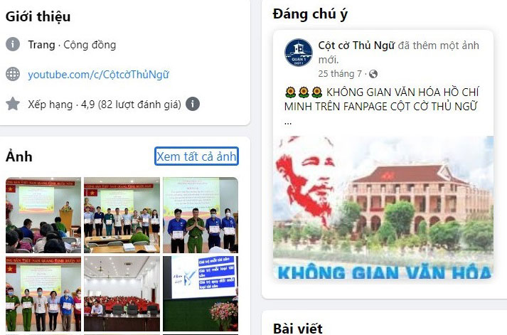 Đưa Không gian Văn hóa Hồ Chí Minh lên mạng xã hội