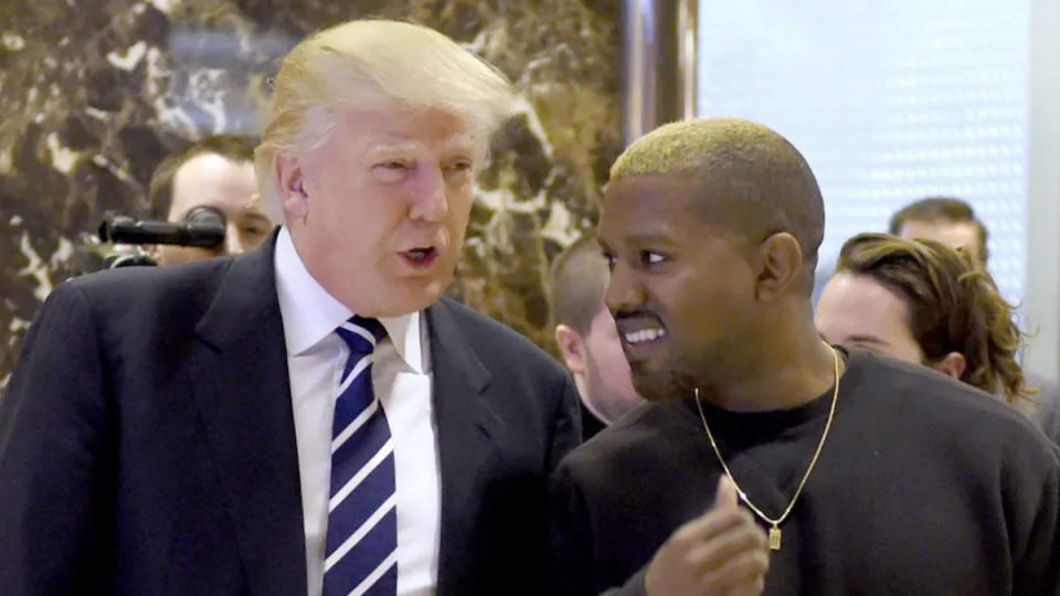 Ông Donald Trump đổi giọng về rapper Kanye West
