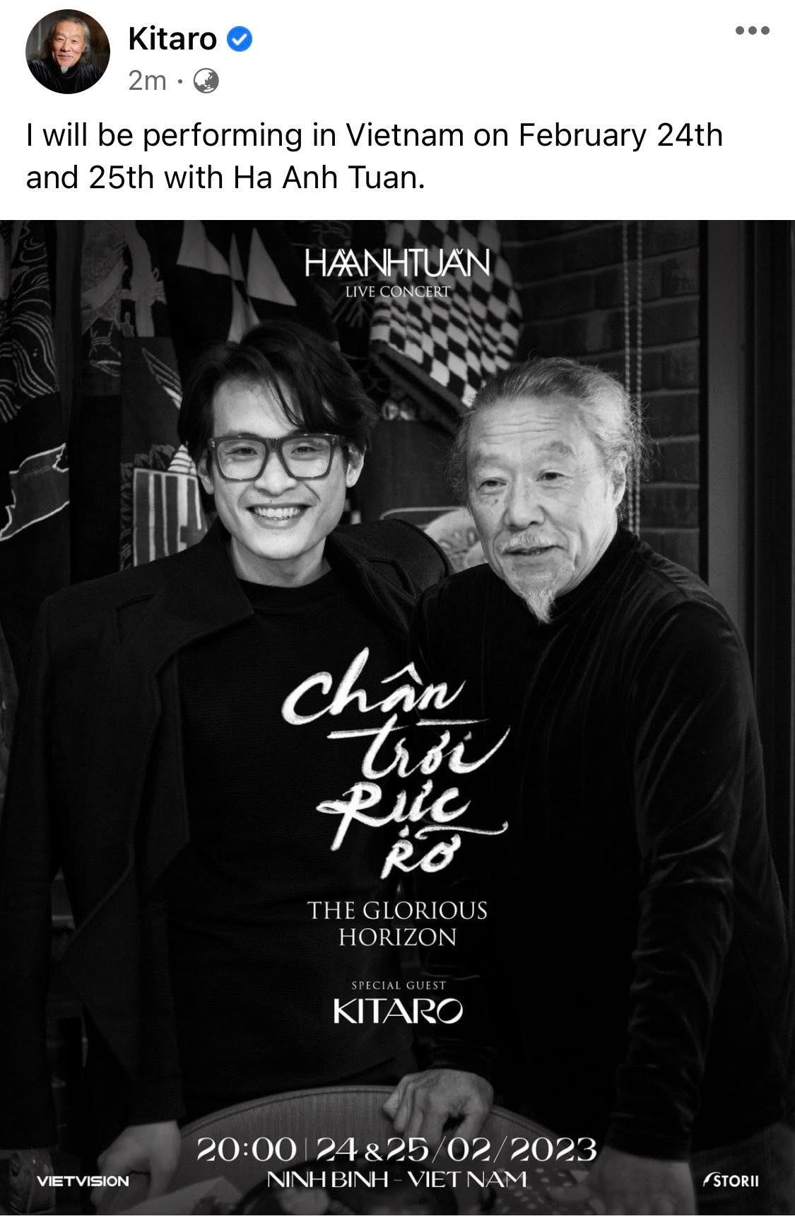 Huyền thoại âm nhạc Kitaro sẽ biểu diễn cùng Hà Anh Tuấn