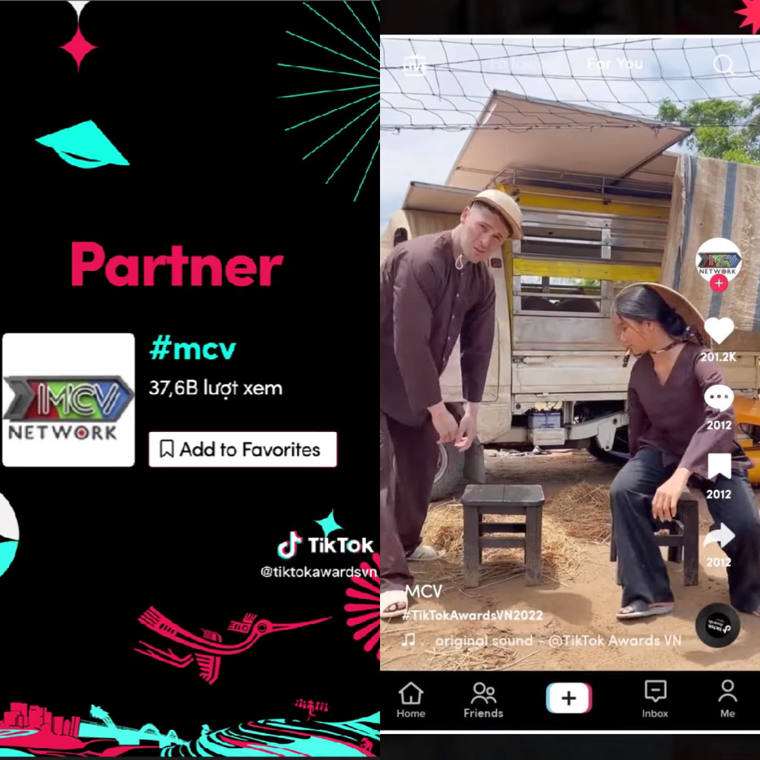 MCV Network đoạt giải Content Partner of the Year tại TikTok Awards ...
