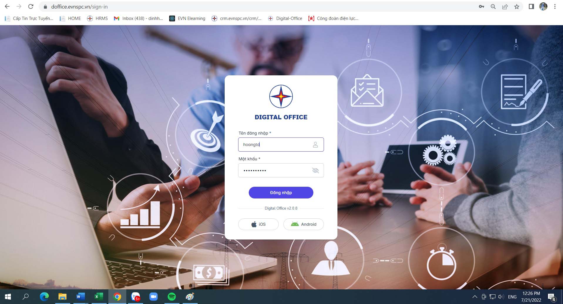 EVN SPC hướng tới văn phòng điện tử