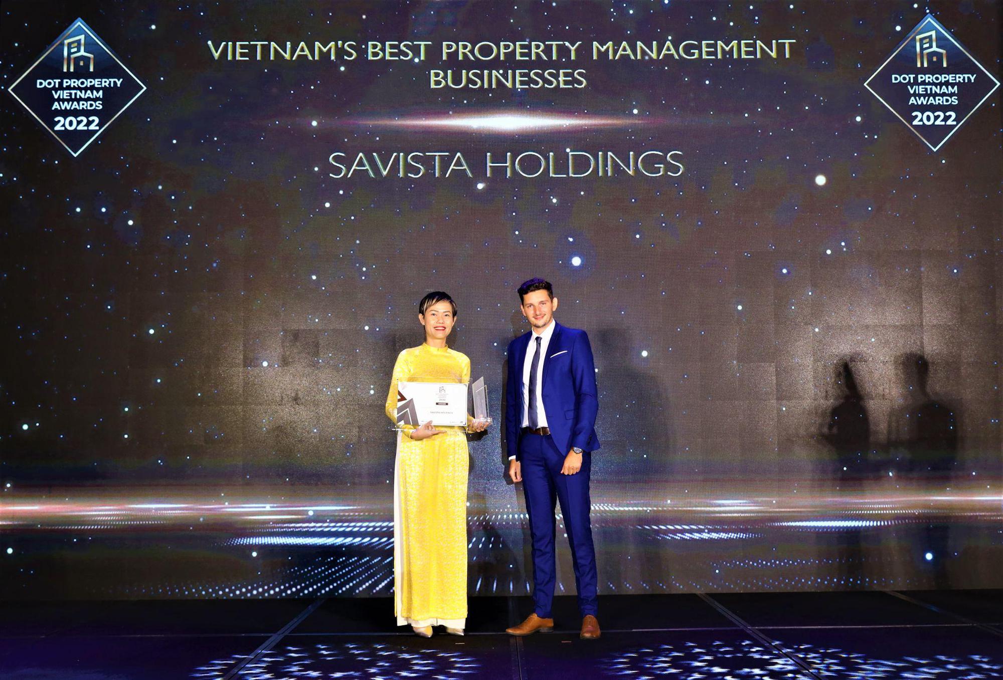 SAVISTA Holdings đạt giải “Nhà quản lý bất động sản tốt nhất Việt Nam ...