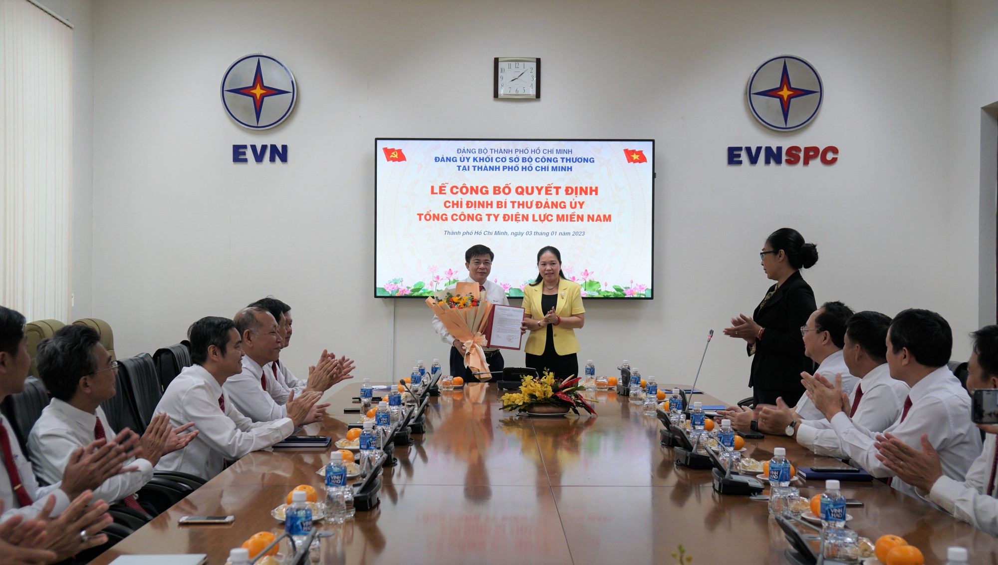 Ông Lê Văn Trang giữ chức Bí thư Đảng ủy EVNSPC nhiệm kỳ 2020-2025