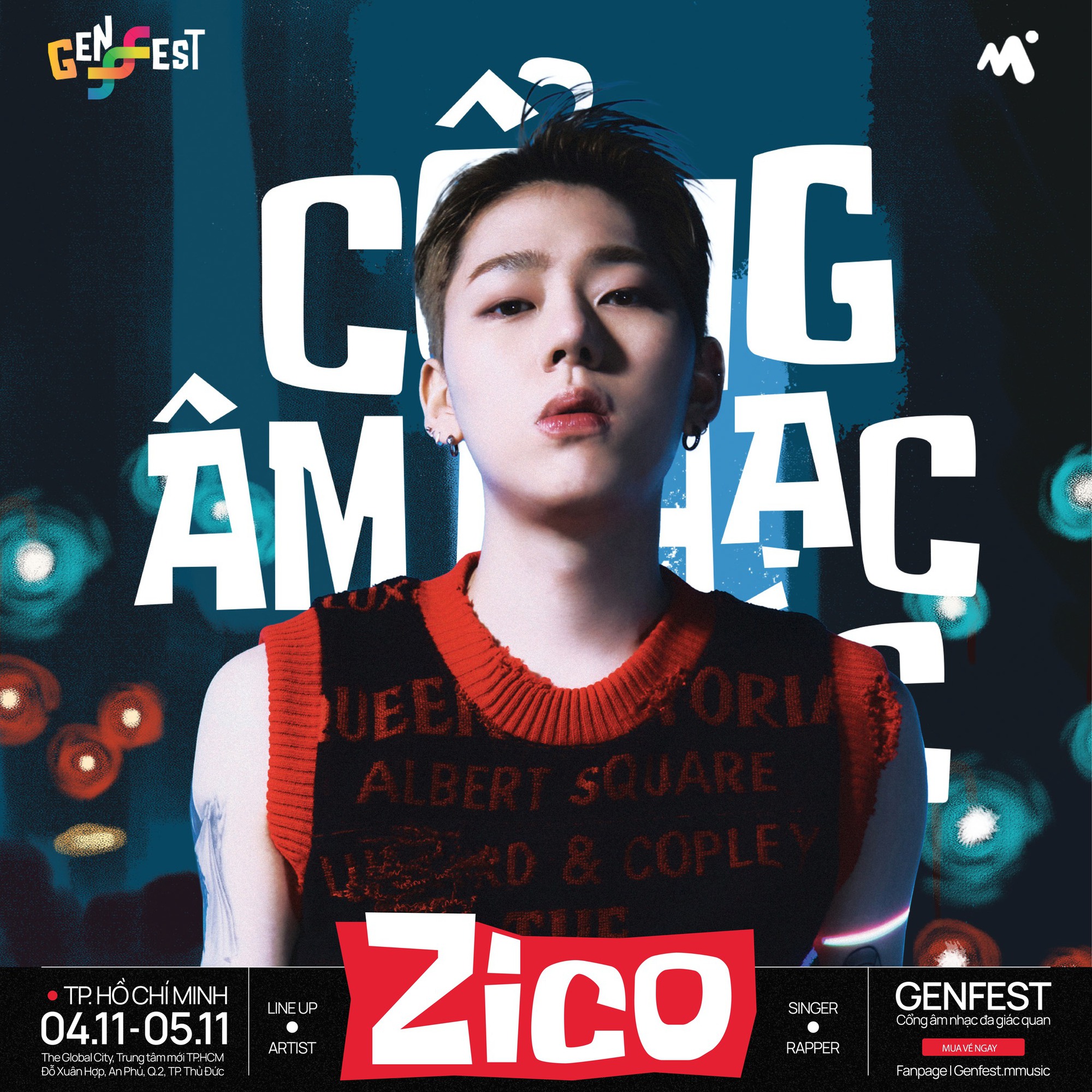 GENfest "gây bão" với dàn line-up "xịn xò"