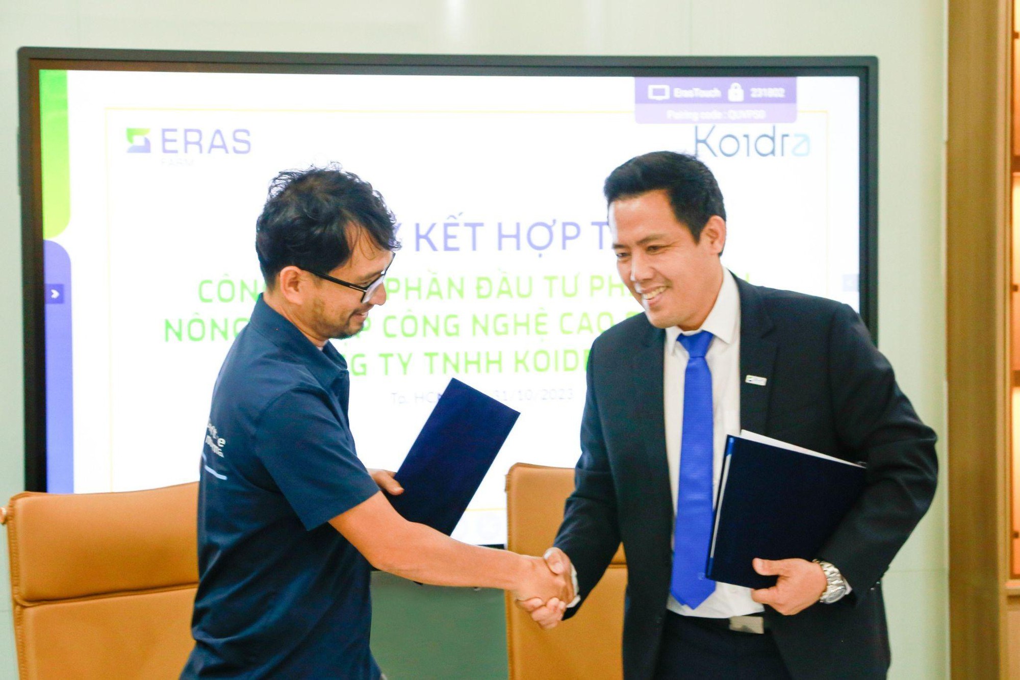 Eras Group và Koidra “bắt tay” nâng tầm giá trị sản xuất nông nghiệp bền vững