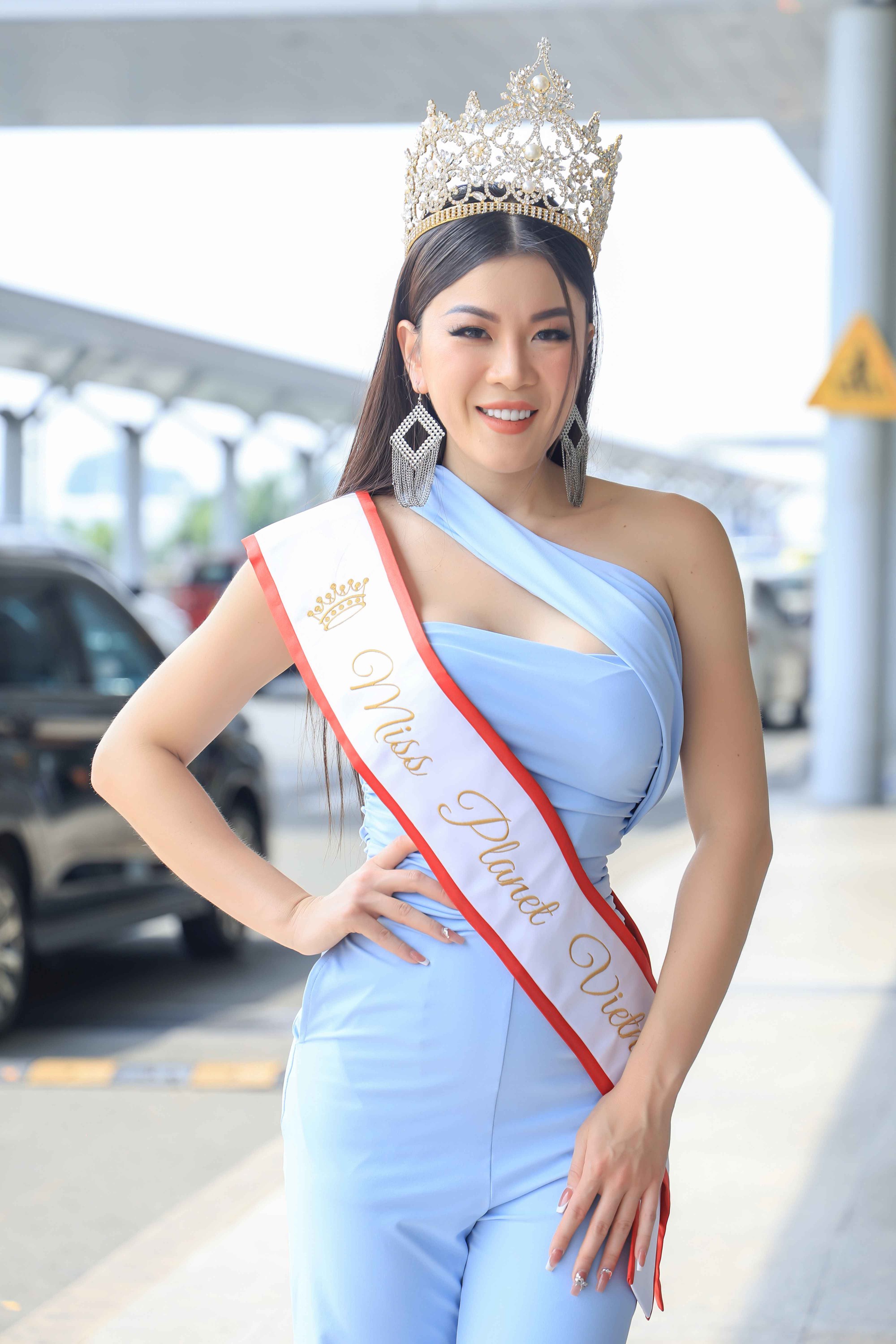 Kateryn Kim Diệp sang Campuchia thi "Miss Planet International 2024"