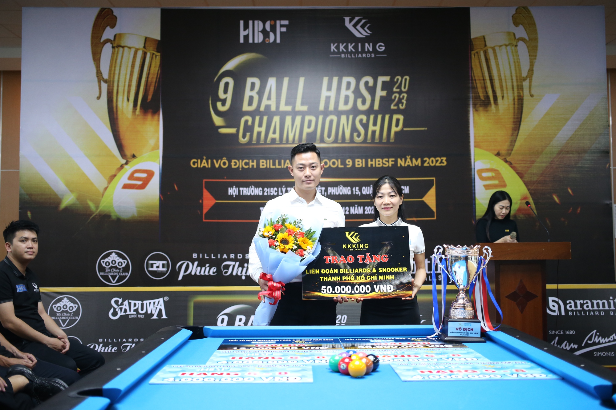 Giải Vô địch Billiards pool 9 bi TP HCM 2023: Anh tài hội tụ