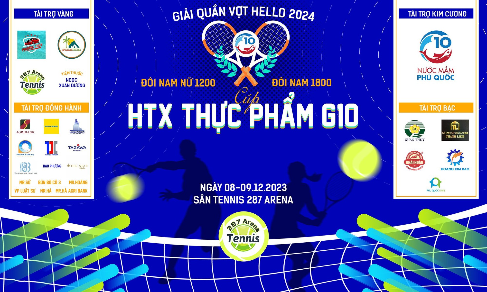 Giải Quần vợt Hello 2024: Chung tay vì cộng đồng