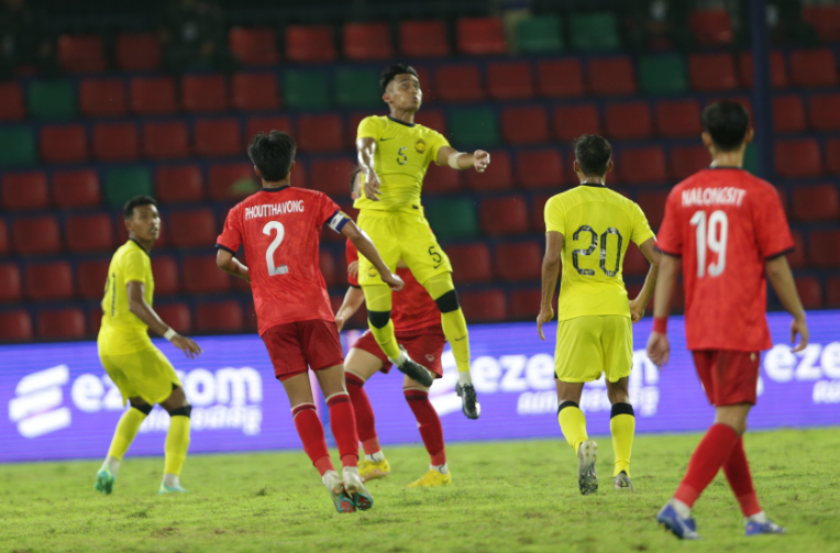 U22 Malaysia thắng đậm U22 Lào đến 5 bàn