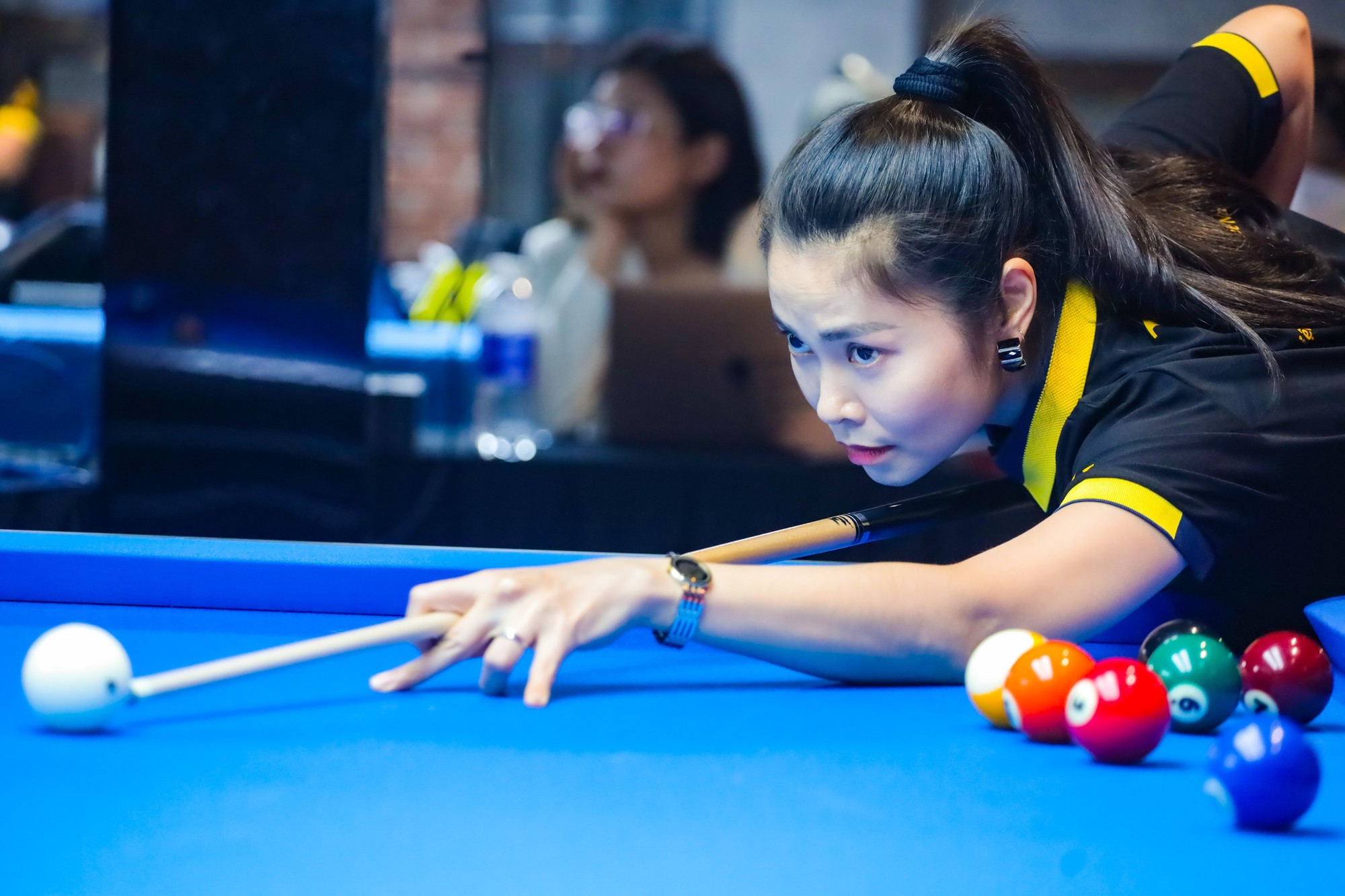 Bùi Xuân Vàng vô địch Giải Billiards pool 9 bi nữ TP HCM mở rộng 2023