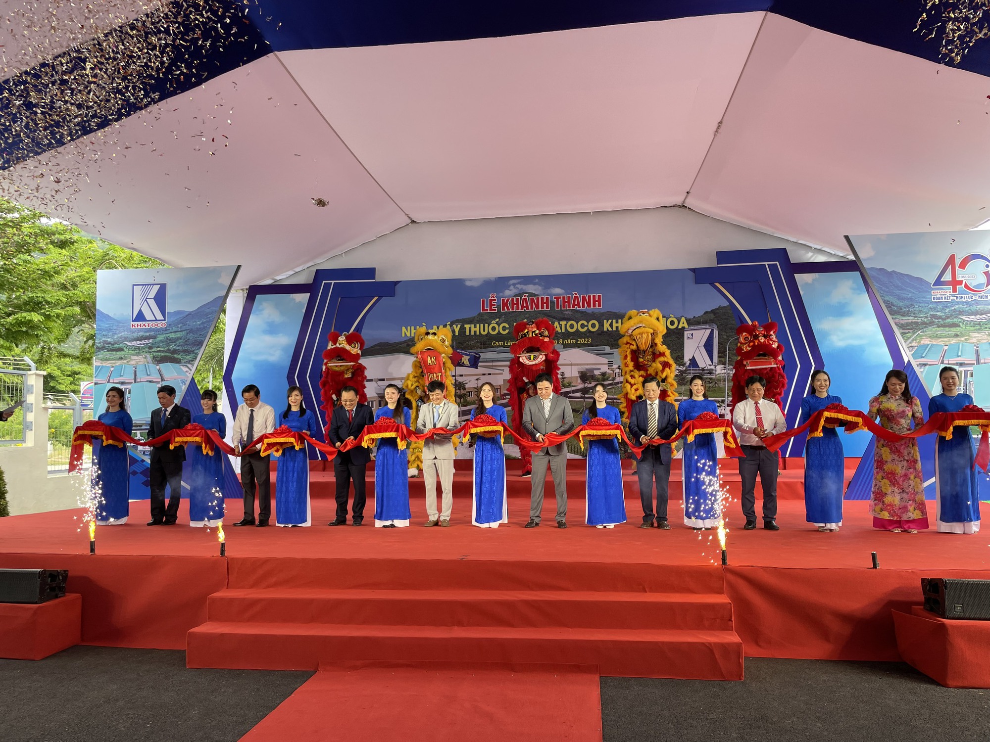 Khánh thành Nhà máy thuốc lá Khatoco hiện đại bậc nhất Đông Nam Á