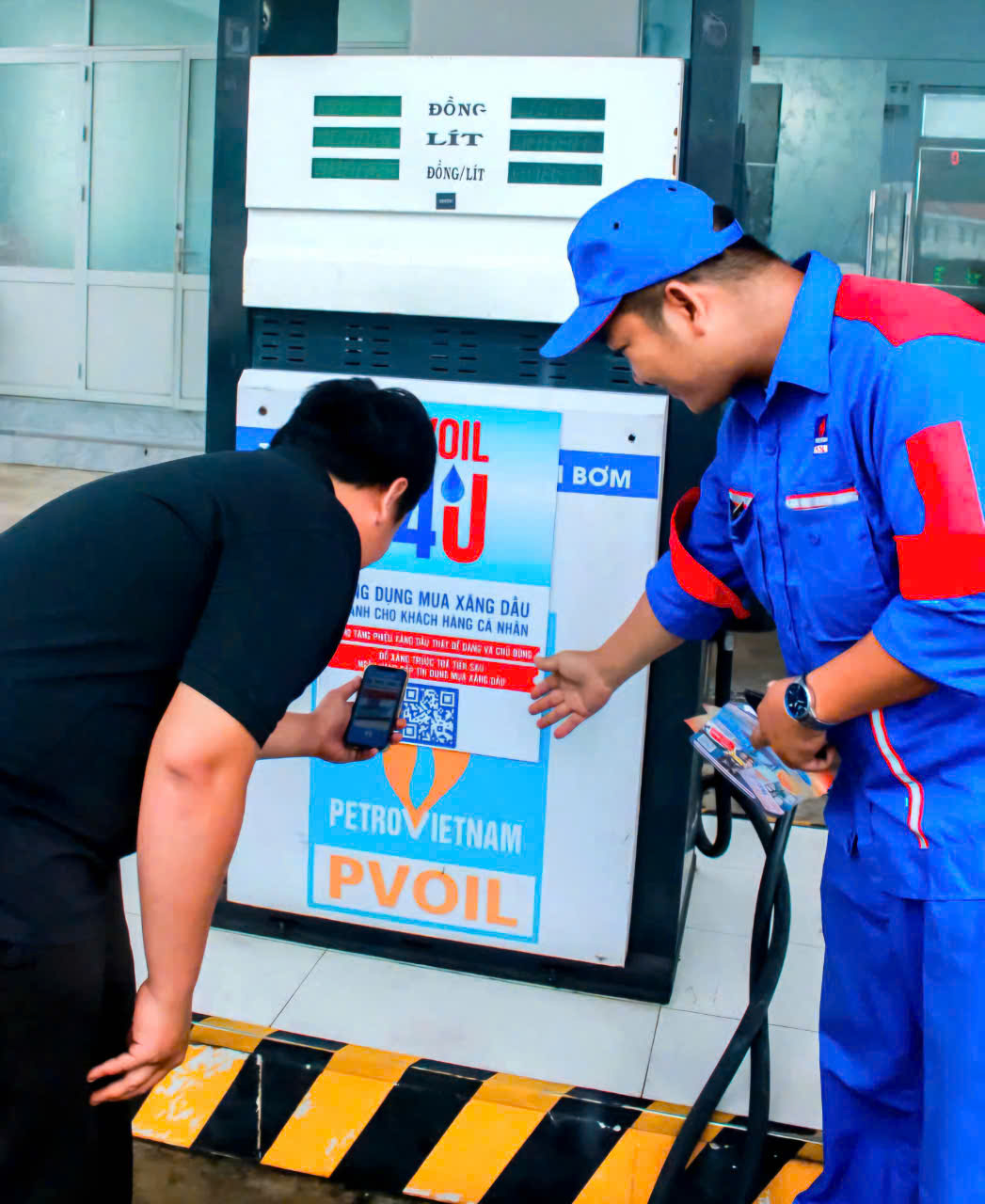 Mua xăng DẦU trước qua app, trả tiền sau