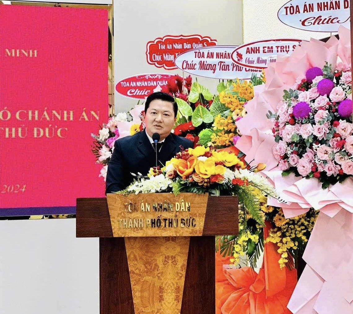 Ông Nguyễn Ngọc Hiếu làm Phó Chánh án TAND TP Thủ Đức