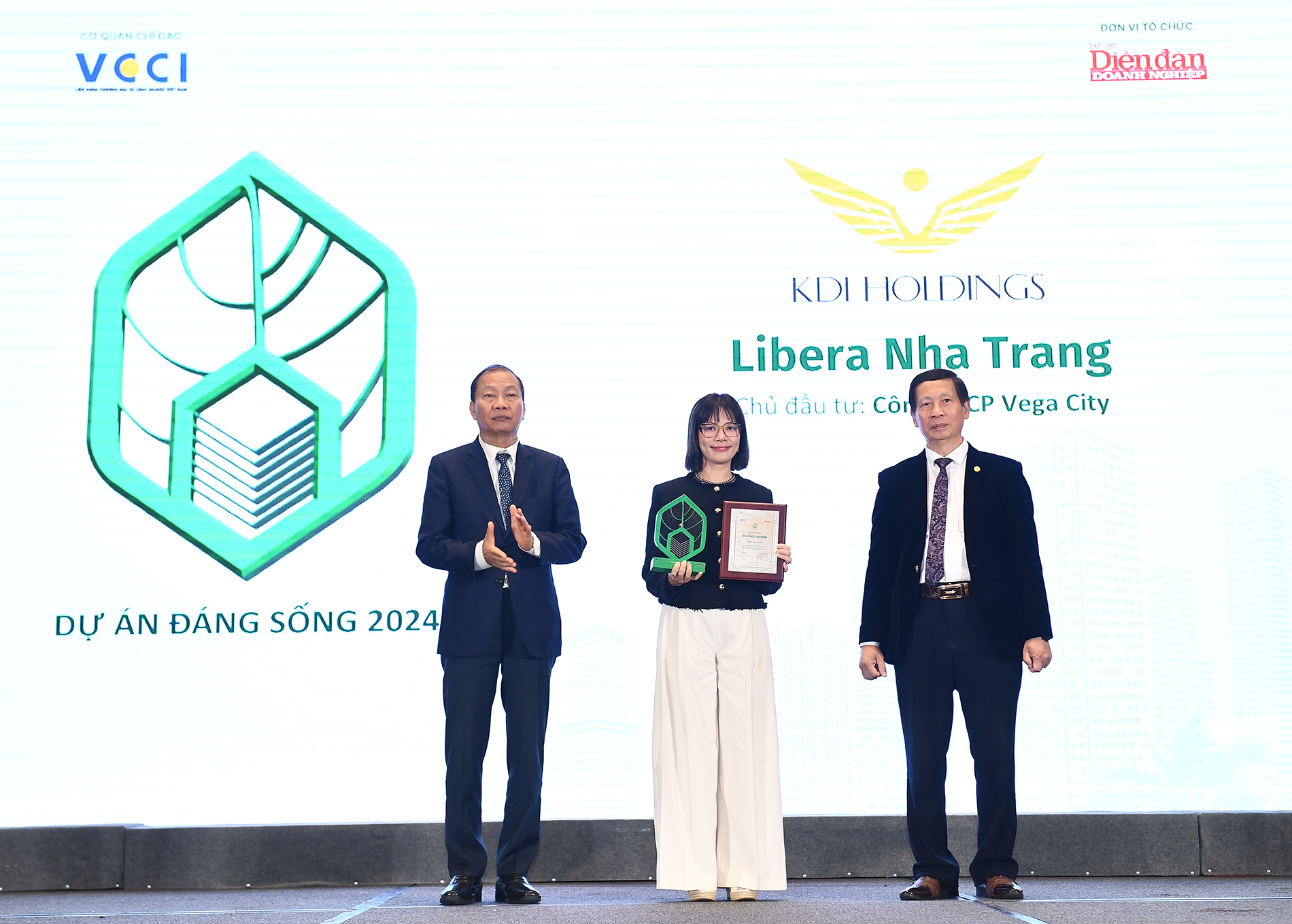 KDI Holdings nhận cú đúp giải thưởng tại “Dự án Đáng sống 2024”