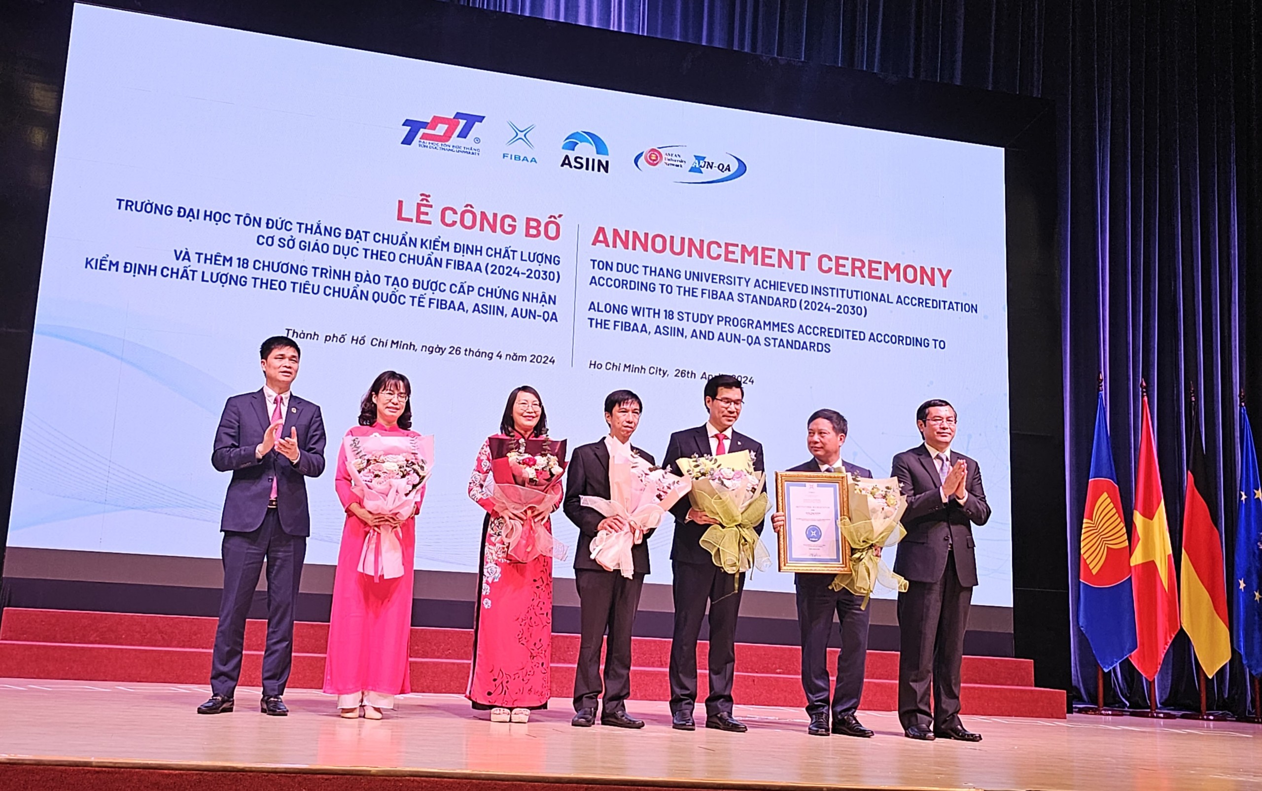 Trường ĐH Tôn Đức Thắng có thêm 18 chương trình đạt chuẩn kiểm định quốc tế