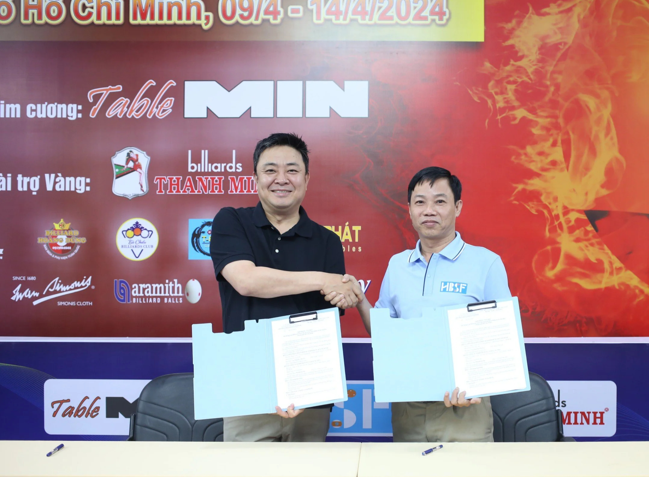 MIN Table đồng hành cùng hệ thống giải Billiards pool 9 bi HBSF 2024