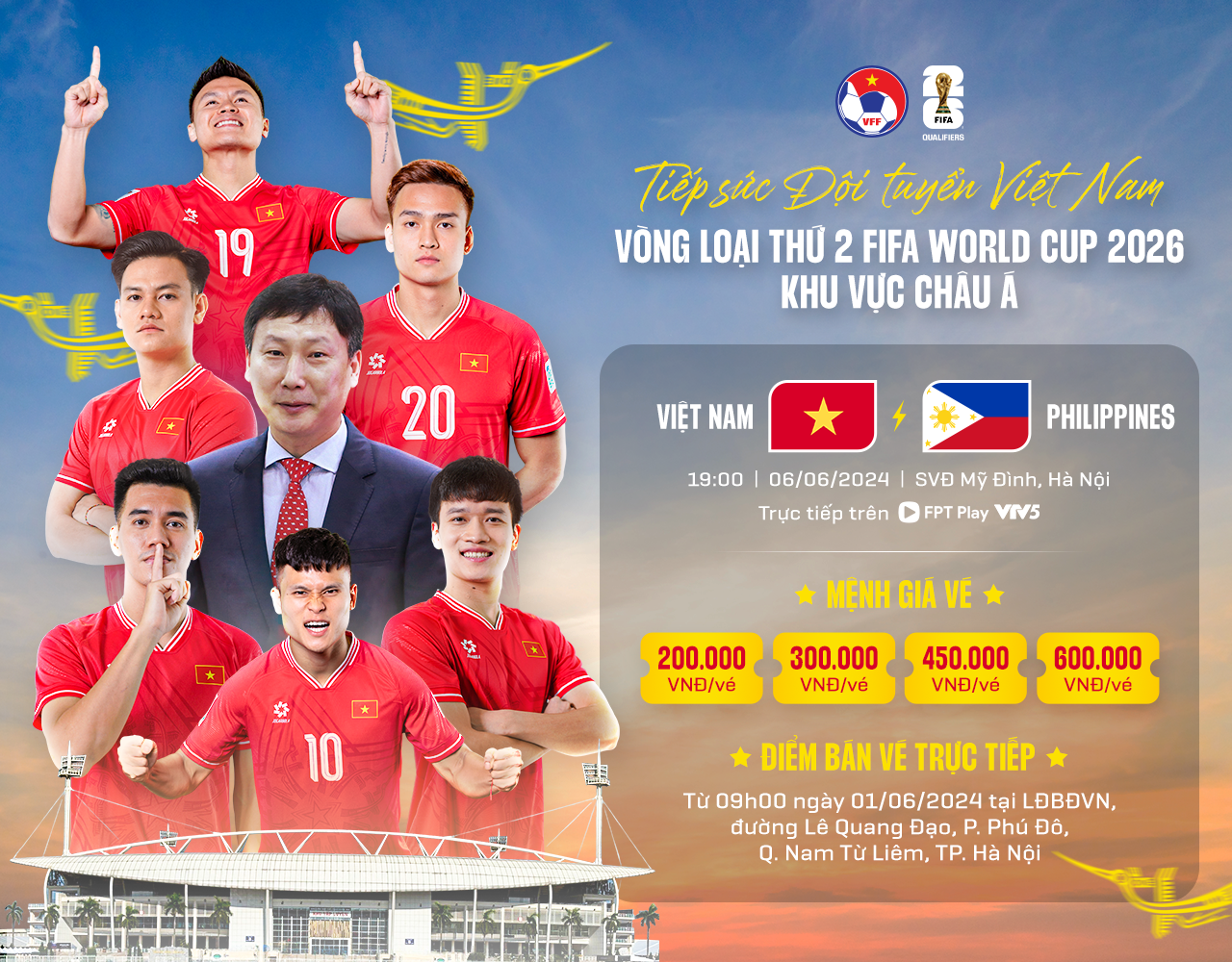 HLV Kim Sang-sik muốn thắng ngay trận ra mắt trước Philippines