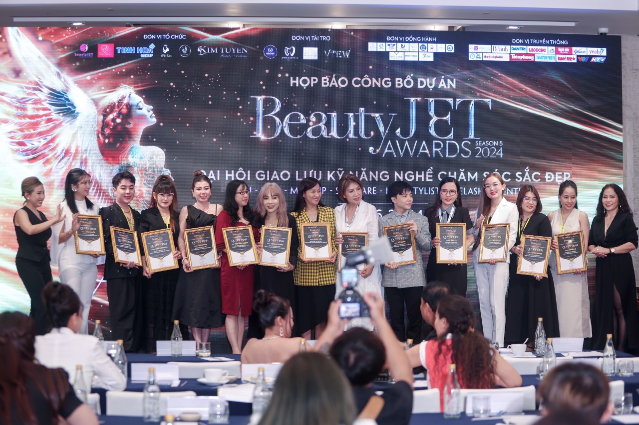 Beauty JET Awards Season 5-2024 tôn vinh ngành làm đẹp.