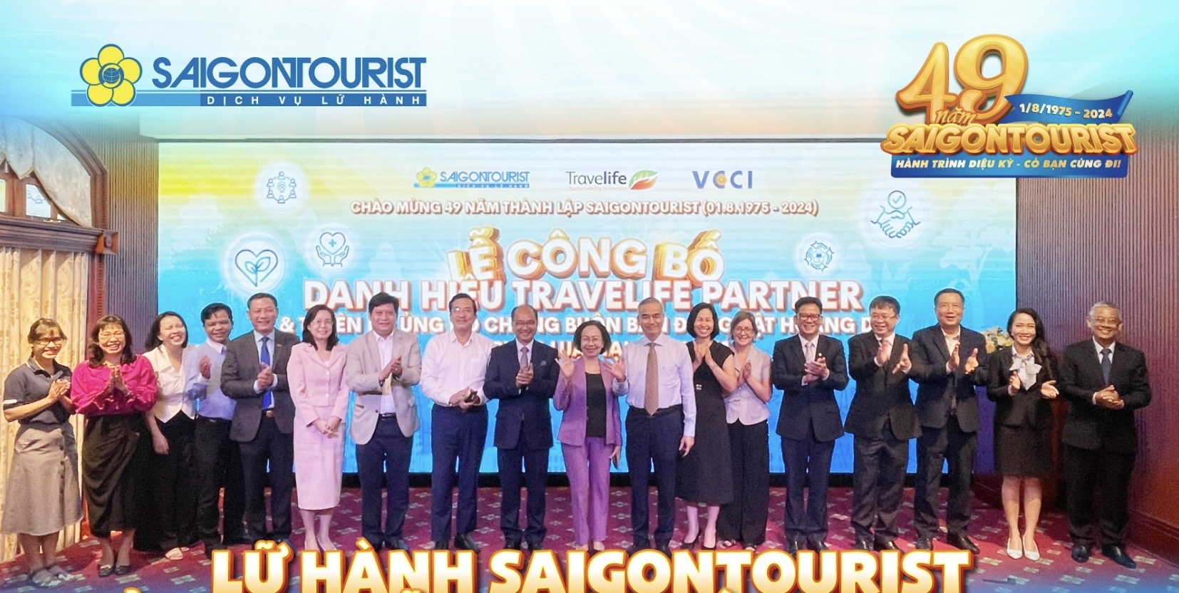 Lữ hành Saigontourist nhận danh hiệu Travelife Partner