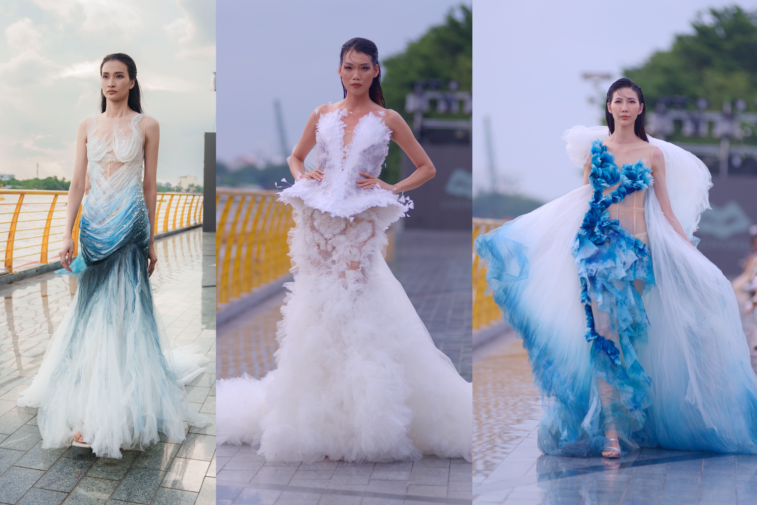 Trọn bộ thời trang bền vững siêu đẹp của Đặng Thiên Thủ