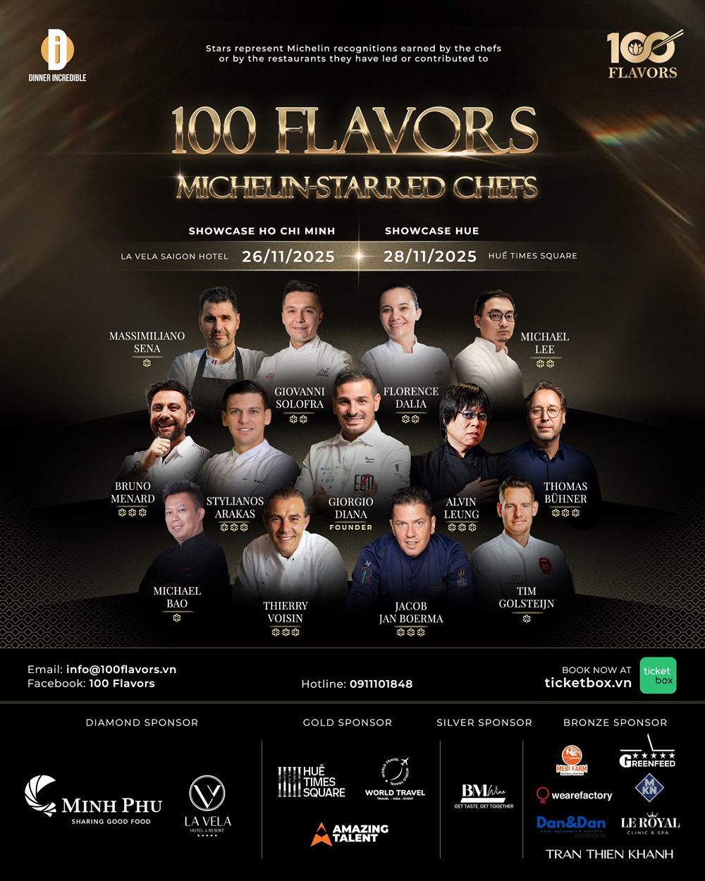 13 Michelin chefs gather in Hue and Ho Chi Minh City