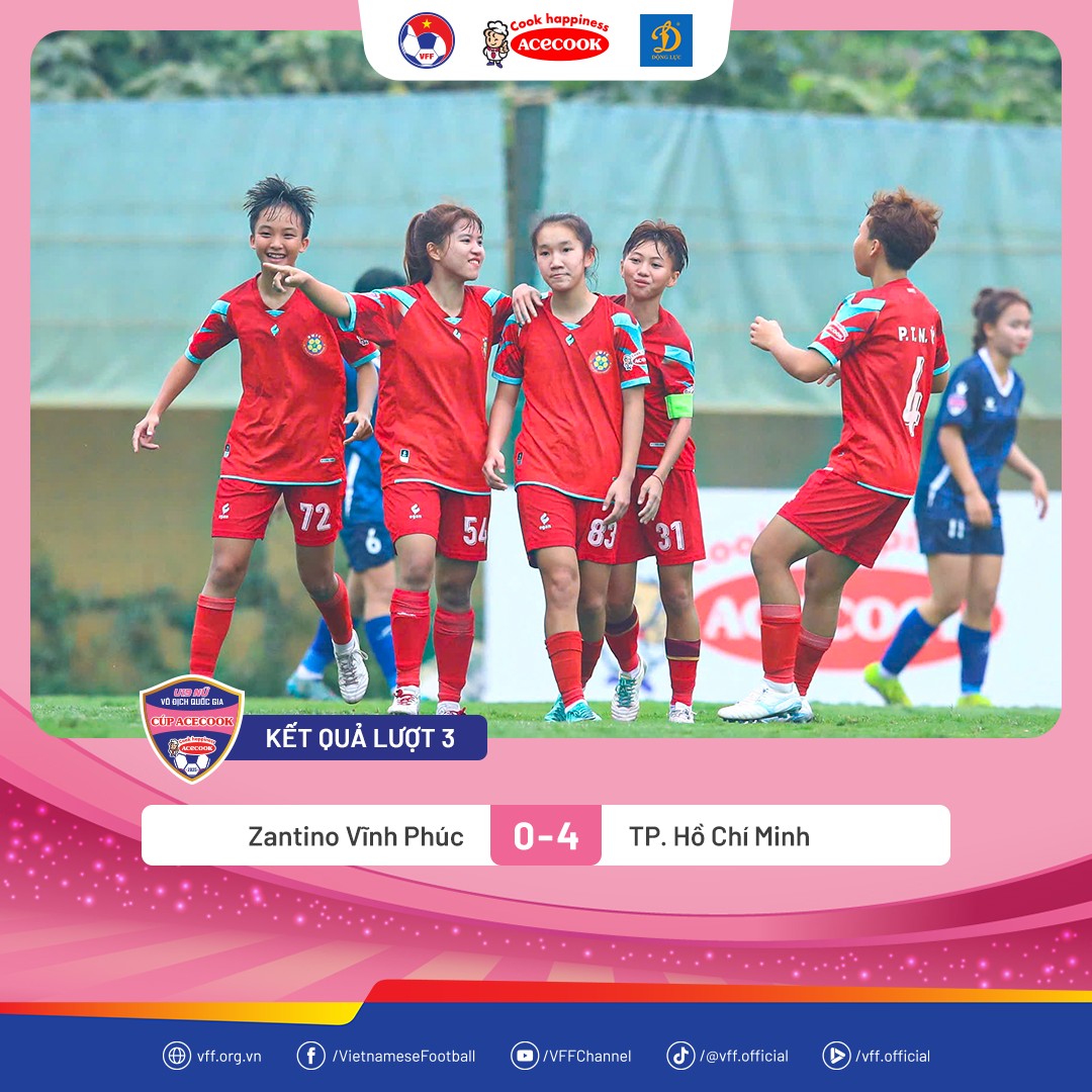 U19 nữ TP HCM giành chiến thắng quan trọng, duy trì mạch bất bại