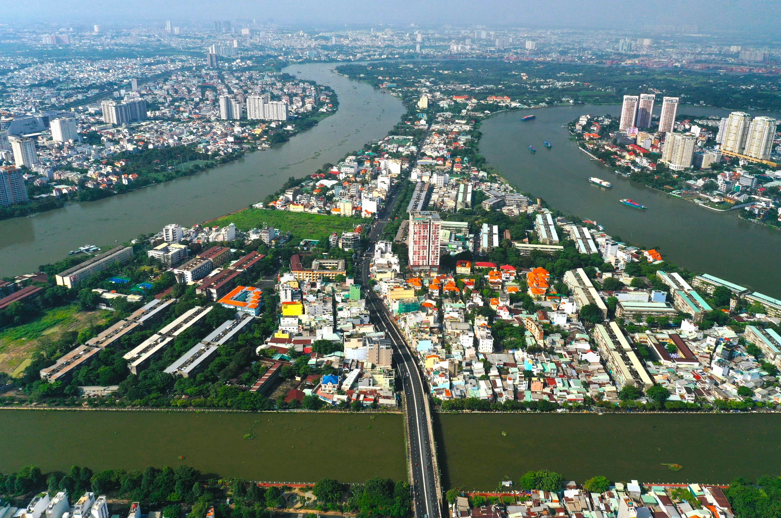 Hình ảnh bán đảo Bình Quới - Thanh Đa chờ làn gió mới