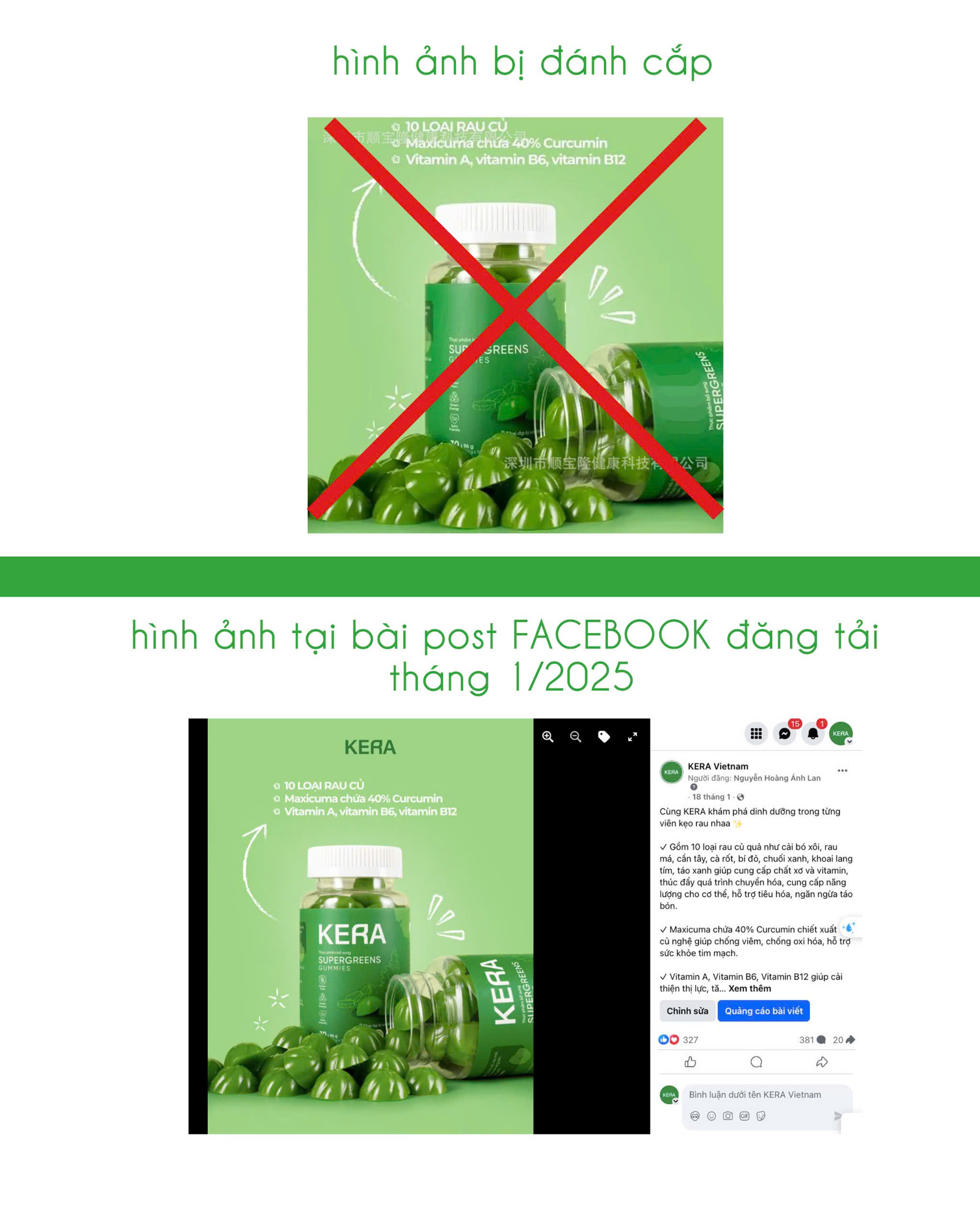 Công ty của Hằng Du Mục, Quang Linh Vlog lên tiếng về kẹo rau củ Kera