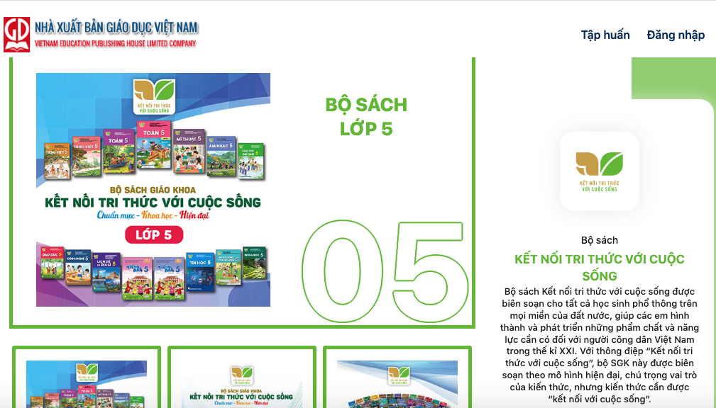Use the free digital textbooks published by Vietnam Education ...