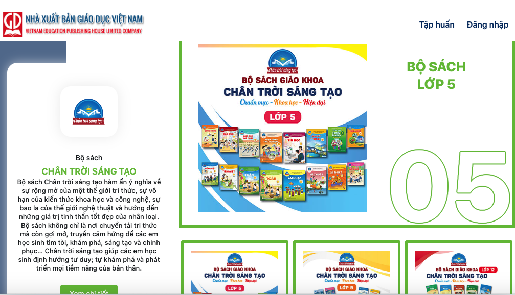 Use the free digital textbooks published by Vietnam Education ...