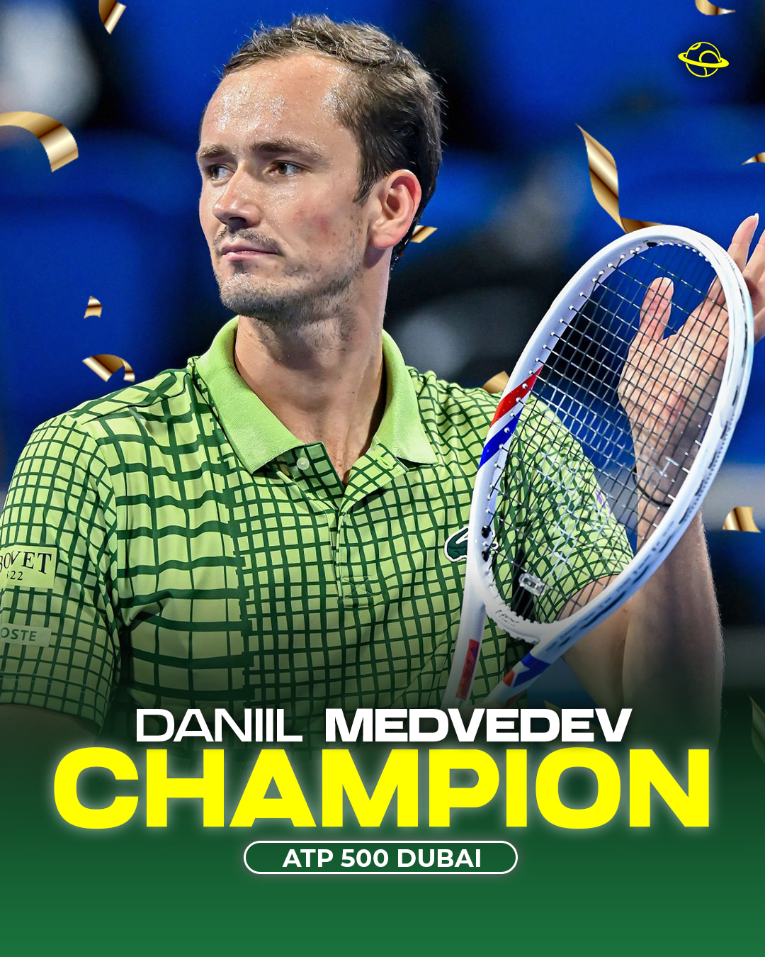 Медведев стал чемпионом ATP 500, даже не участвуя в турнире.