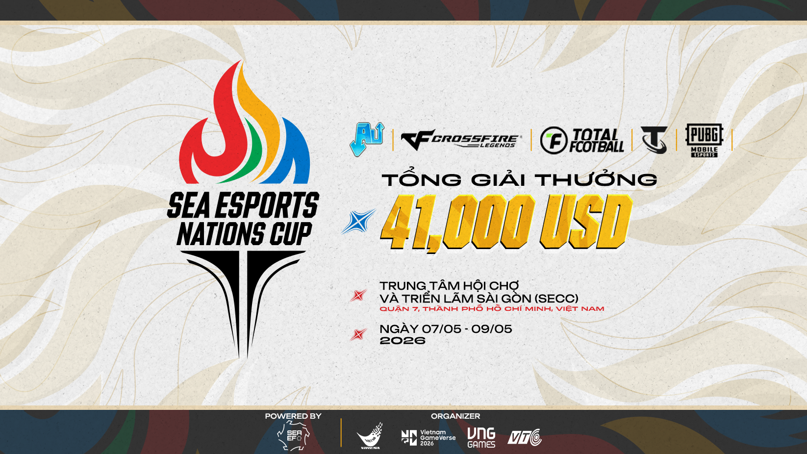 The inaugural SEA Esports Nations Cup will be held in Vietnam.