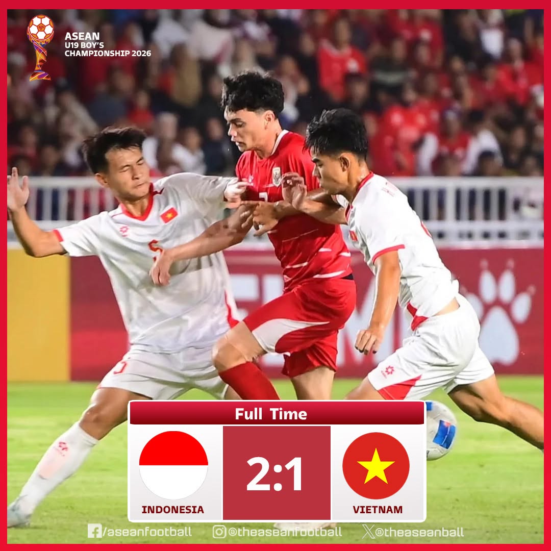 Thua Indonesia phút bù giờ, U19 Việt Nam chờ kết quả 2 bảng còn lại