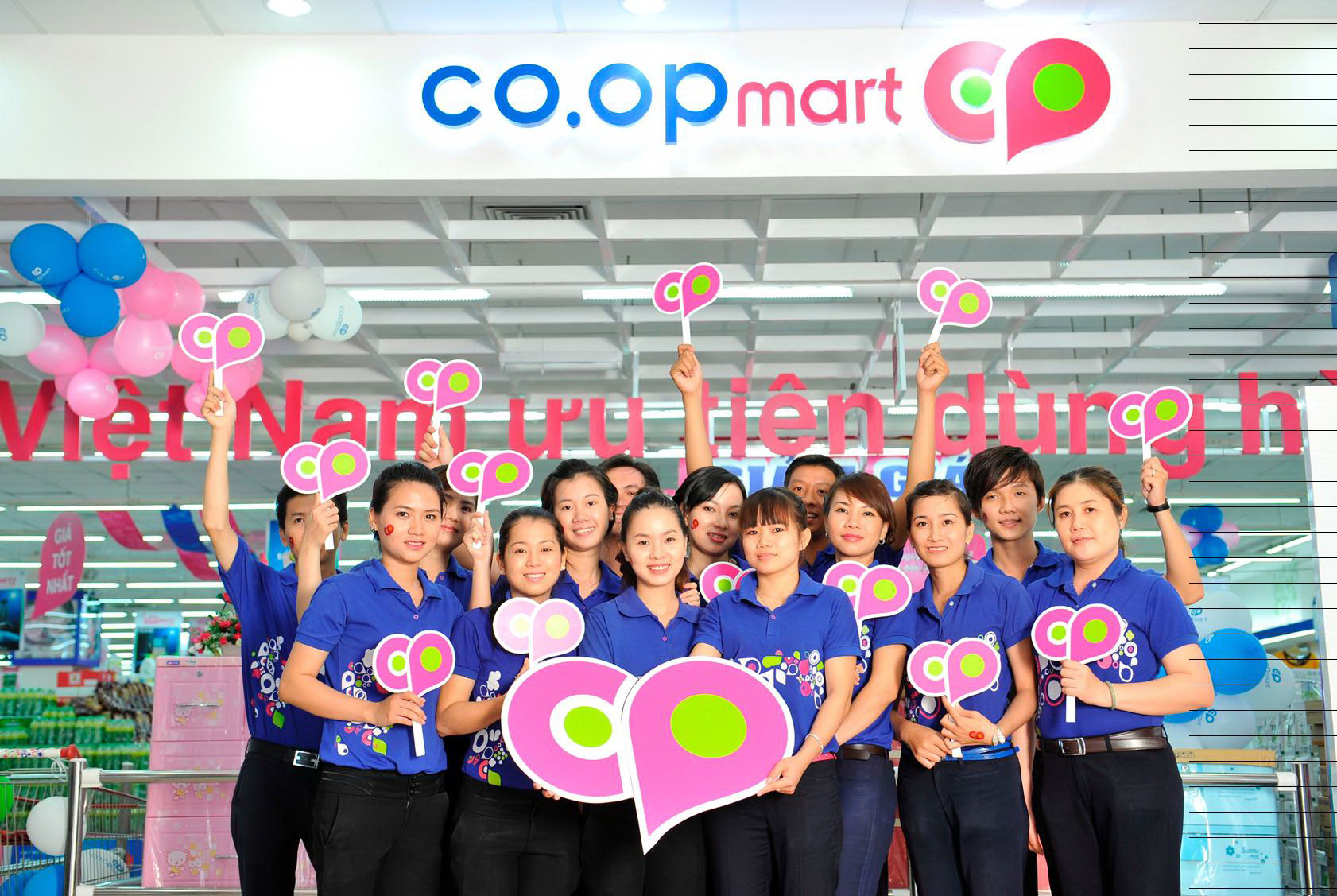 Co.opmart mang hàng Việt phủ khắp 3 miền