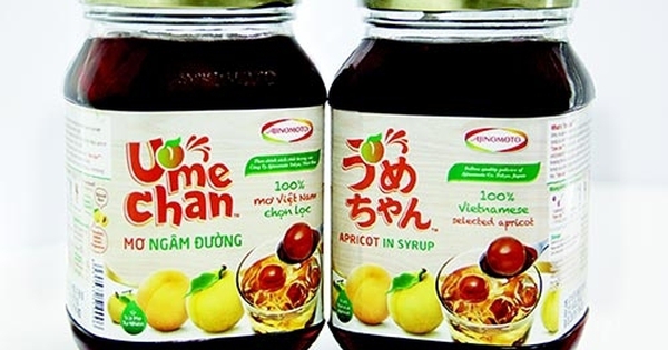 Mơ ngâm đường “Ume chan” thức uống tuyệt vời