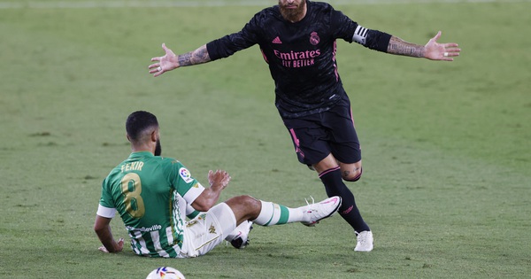 Real Madrid giành 3 điểm trước Betis ngày Ramos tỏa sáng