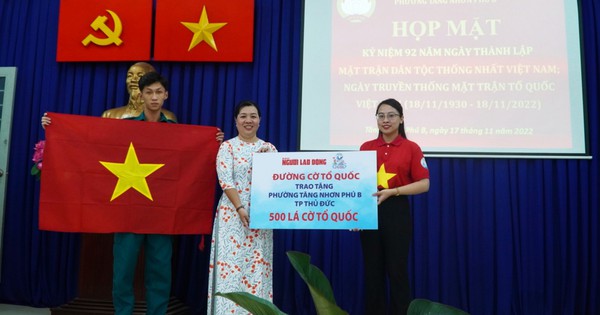 Khánh thành Đường cờ Tổ quốc đi qua Di tích lịch sử cấp Quốc gia Đình Phong Phú