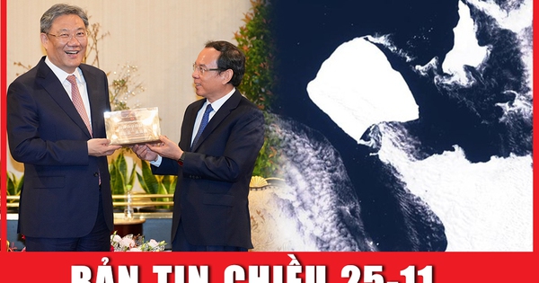 Bản tin chiều 25-11: Tảng băng trôi lớn nhất thế giới bắt đầu dịch chuyển