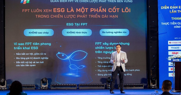 3 nguyên tắc triển khai ESG của FPT: không sao chép, không lùi bước, có đo lường