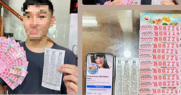 Người đàn ông ở Bình Dương trúng 13 tờ vé số giải độc đắc