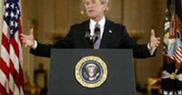 Tổng thống Bush lên dây cót tinh thần nước Mỹ