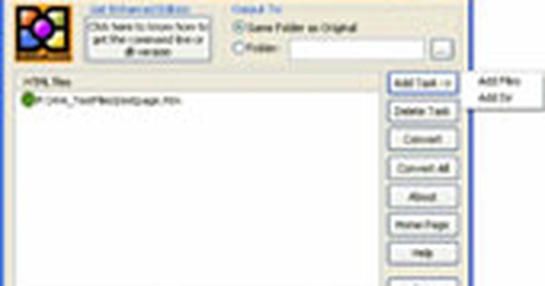 HTML2TXT 4.0 – chuyển file HTML thành TXT