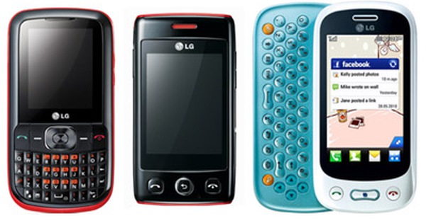 Ba điện thoại LG Wink cho giới trẻ
